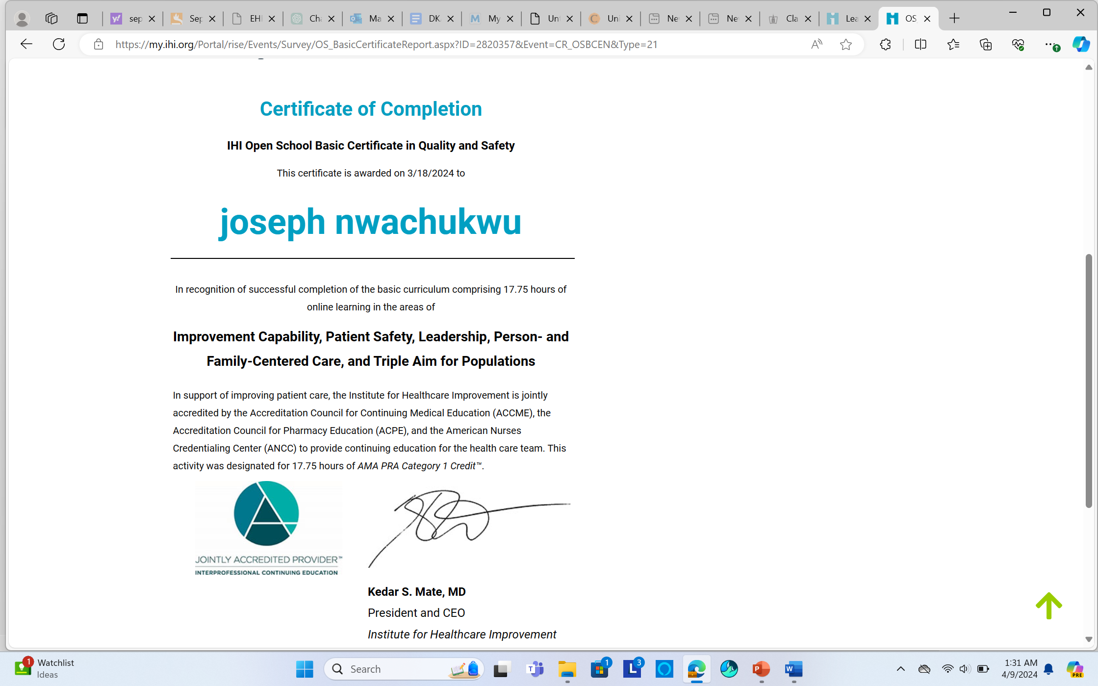 MyCred Portfolio | JOSEPH NWACHUWKU