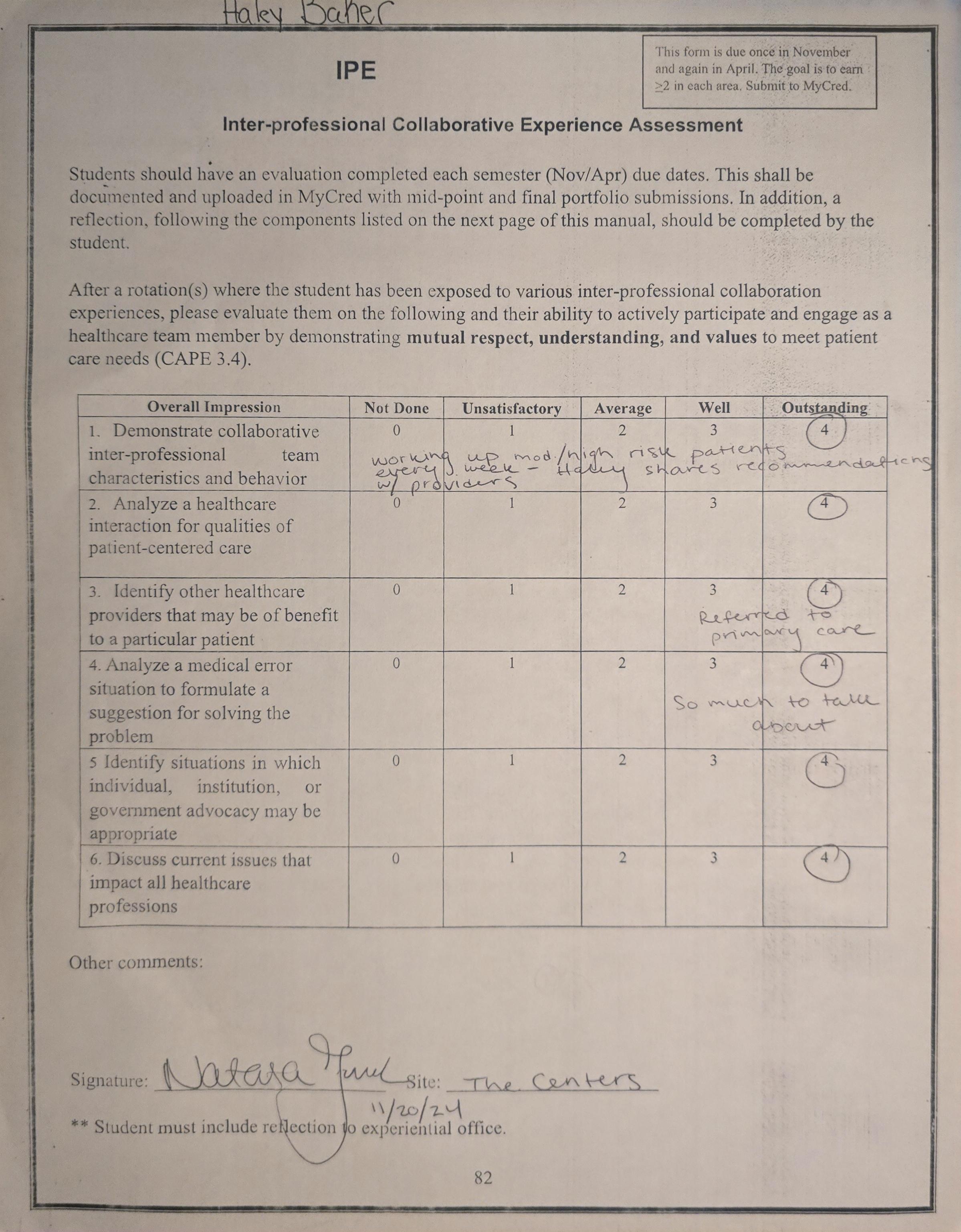 MyCred Portfolio | Haley B. Baker