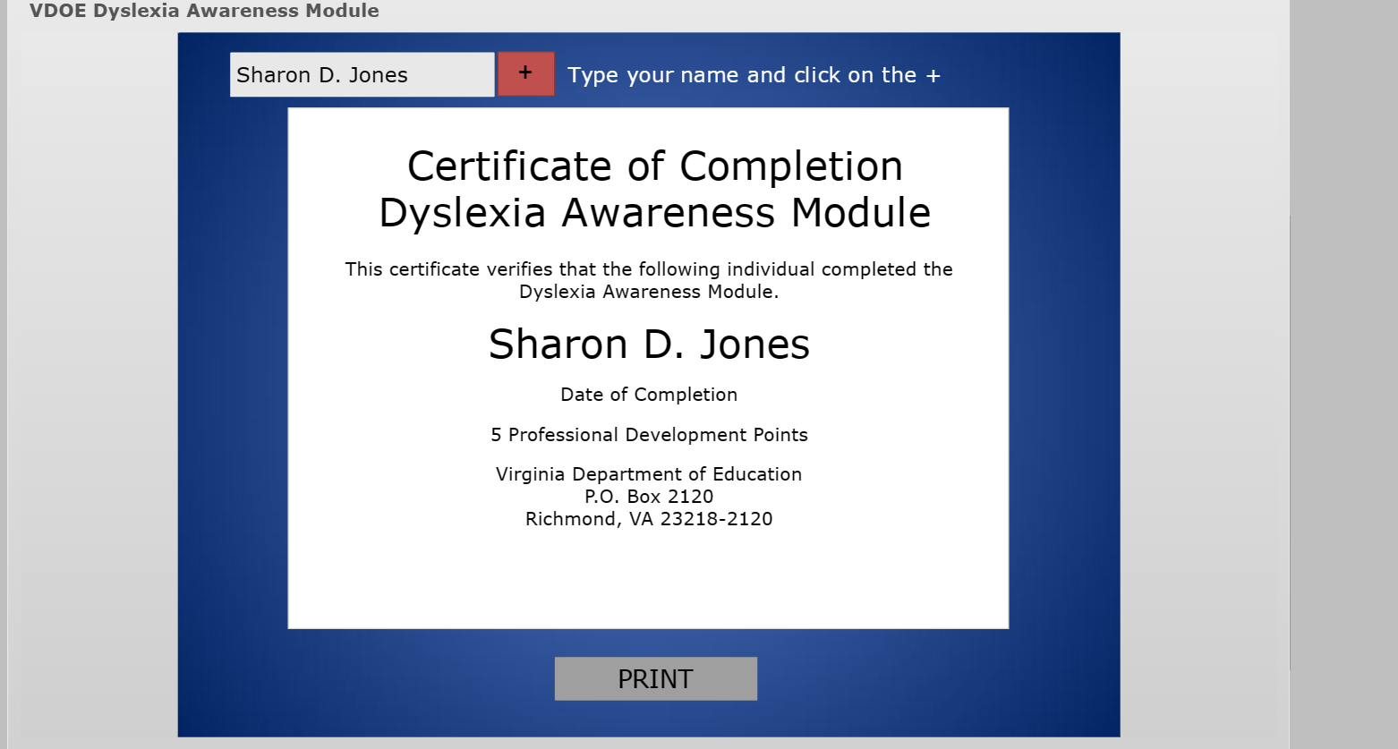 MyCred Portfolio | Sharon Jones