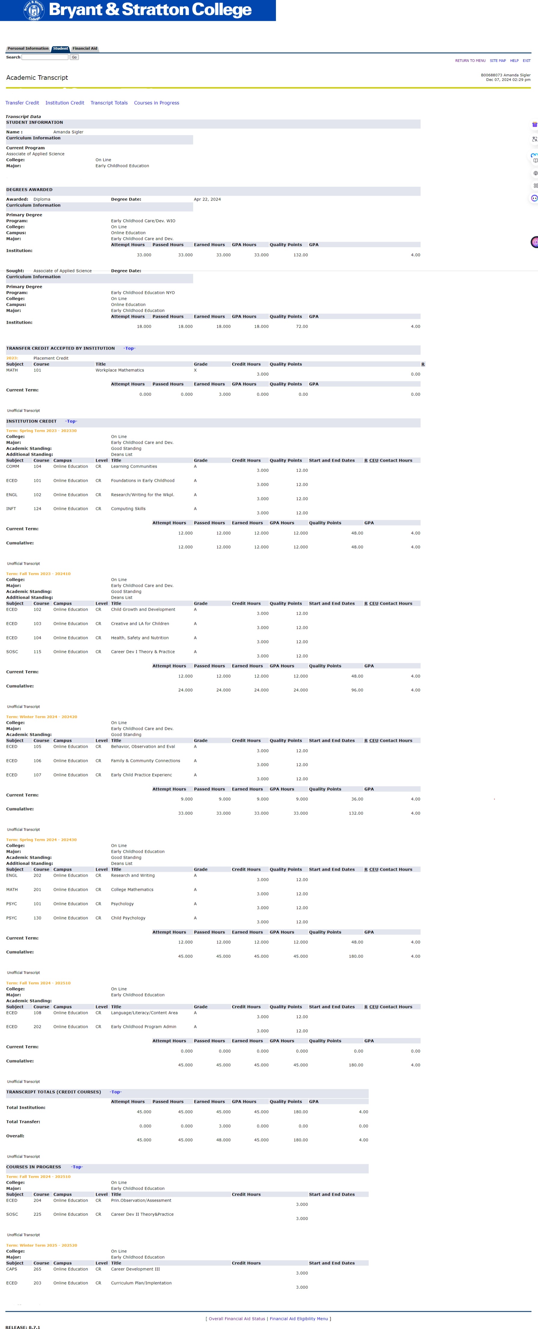 MyCred Portfolio | Amanda Sigler