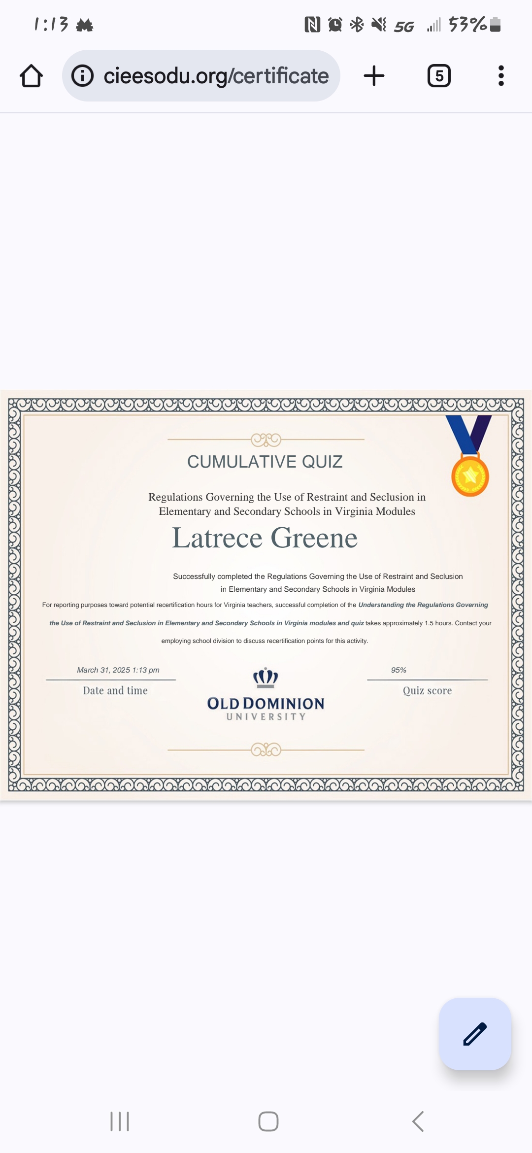 MyCred Portfolio | Latrece Brown Greene